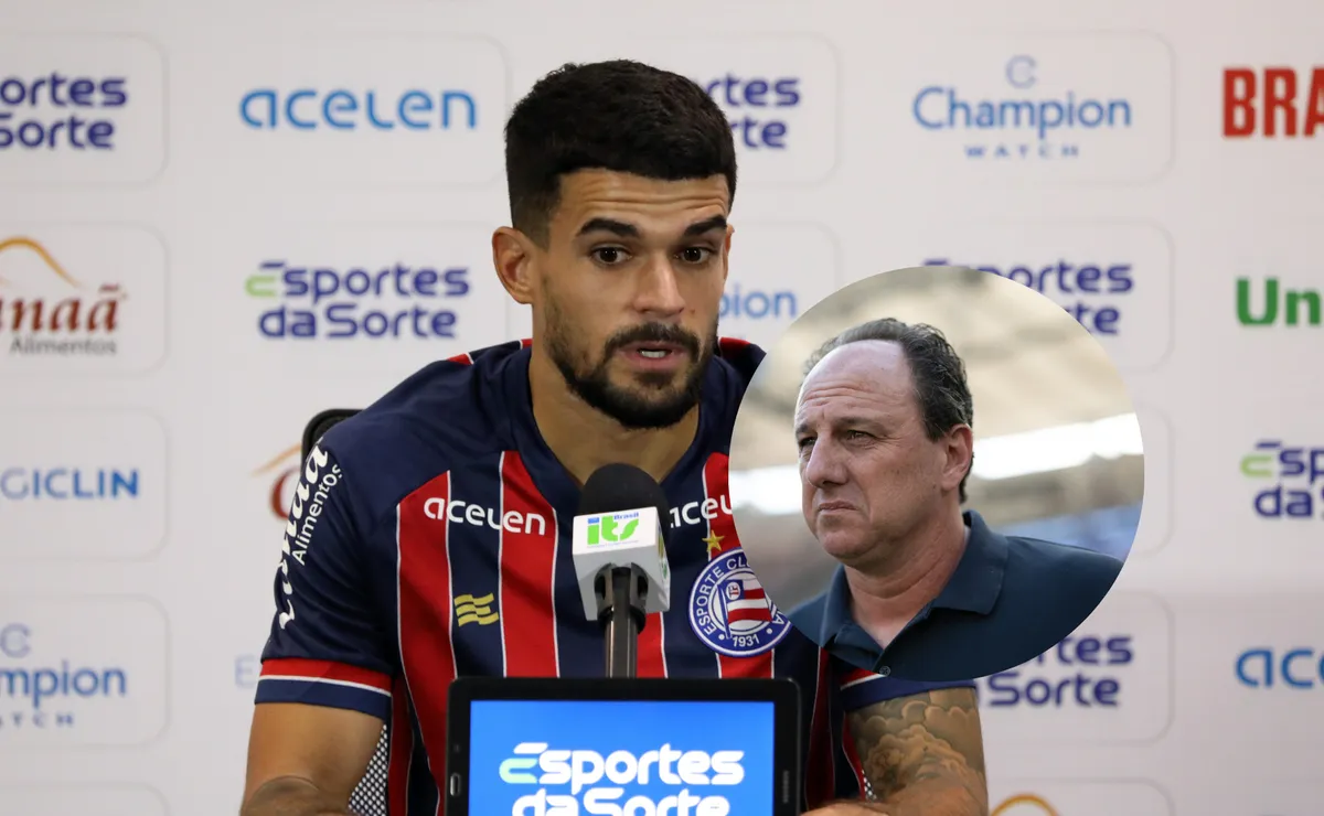 Rogério Ceni perde a paciência com Cauly no Bahia após clássico
