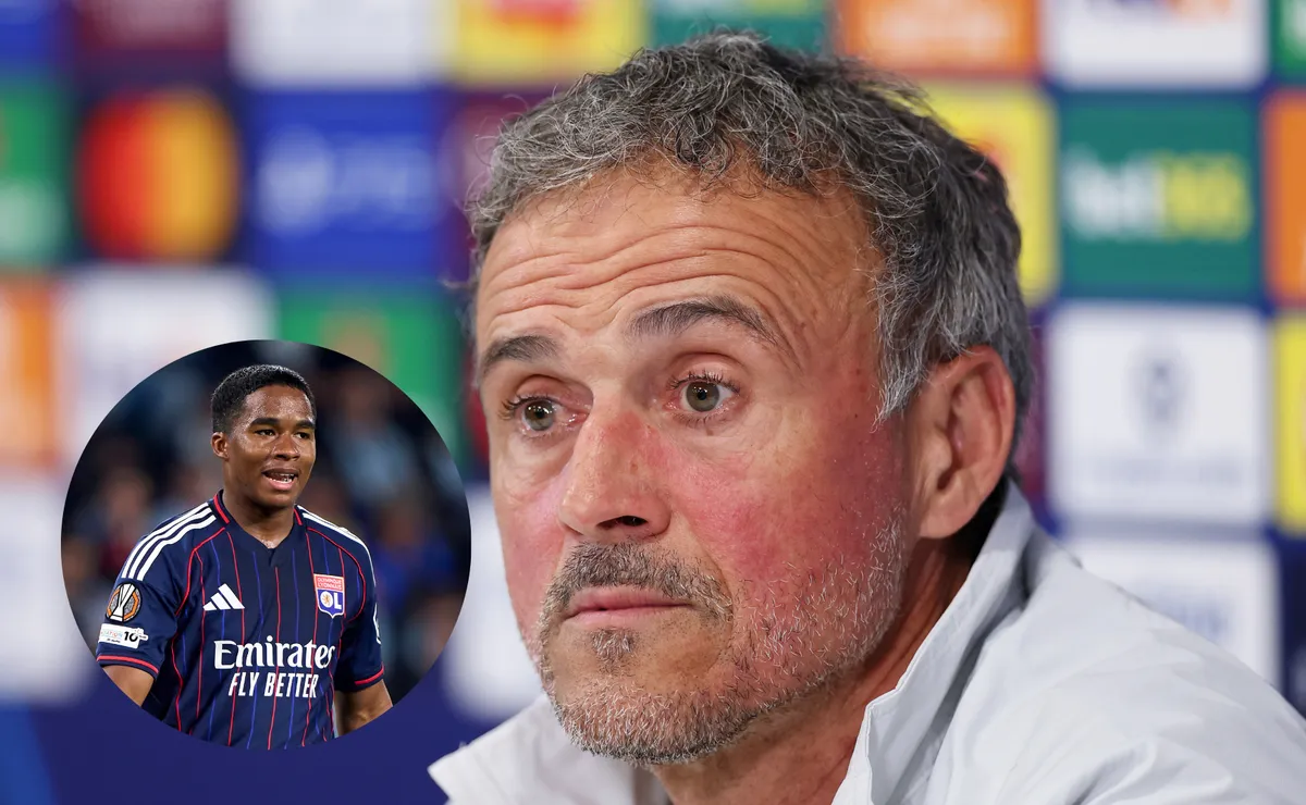 Luís Enrique fala sobre Endrick, ex-Palmeiras, antes de PSG X Lyon