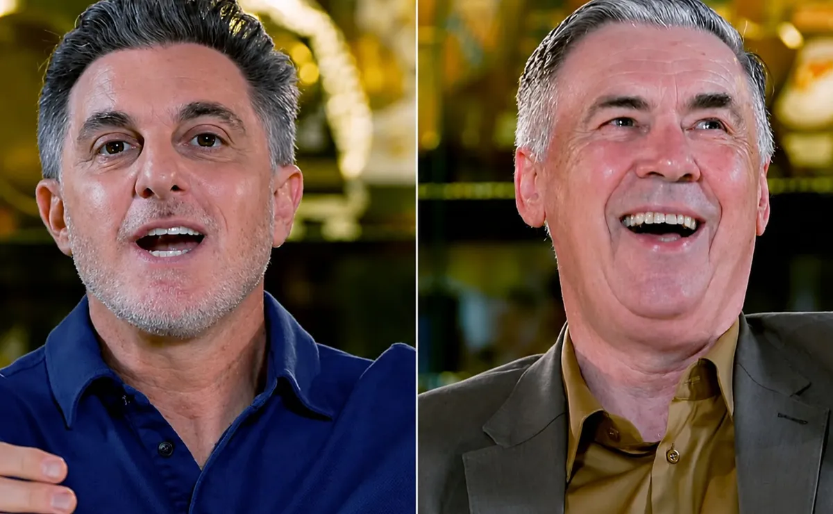Luciano Huck elogia Ancelotti após empate da Seleção Brasileira