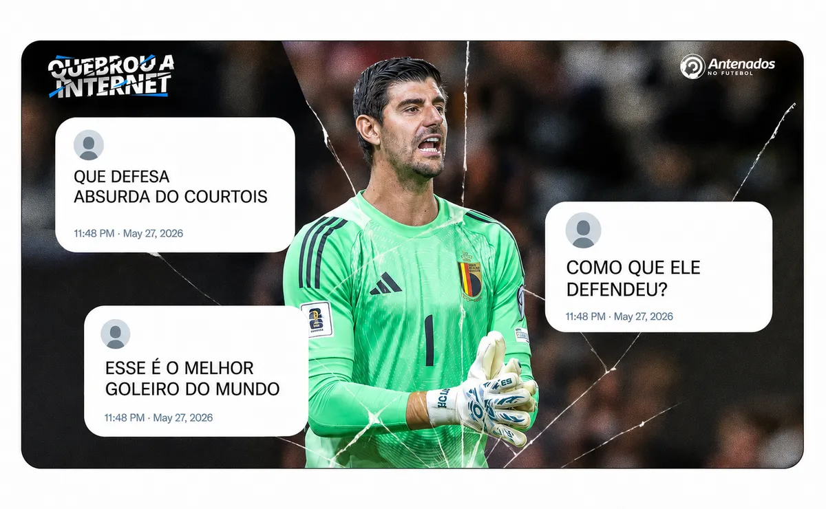 Courtois faz bela defesa para impedir gol do Irã contra a Bélgica